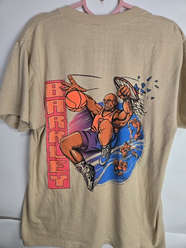 Vintage 90s Charles Barkley Boot Single Stitch Sz Large Neon Dunk ...