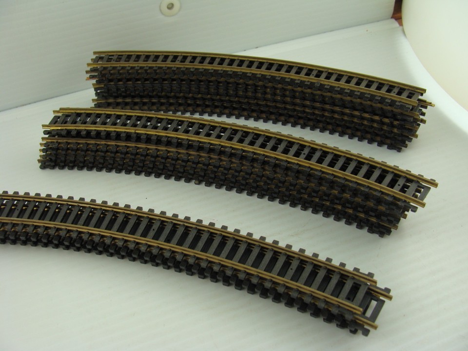 HO SCALE Brass Rail Train Track 19 Piece lot | eBay