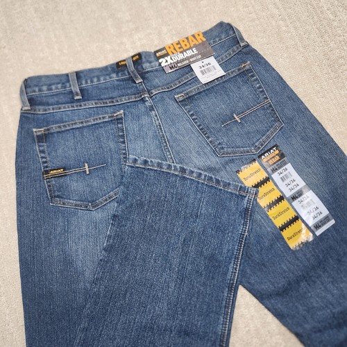 Ariat M4 Jeans Men 34X36 Relaxed Bootcut Carbine Rebar Cowboy Rodeo ...