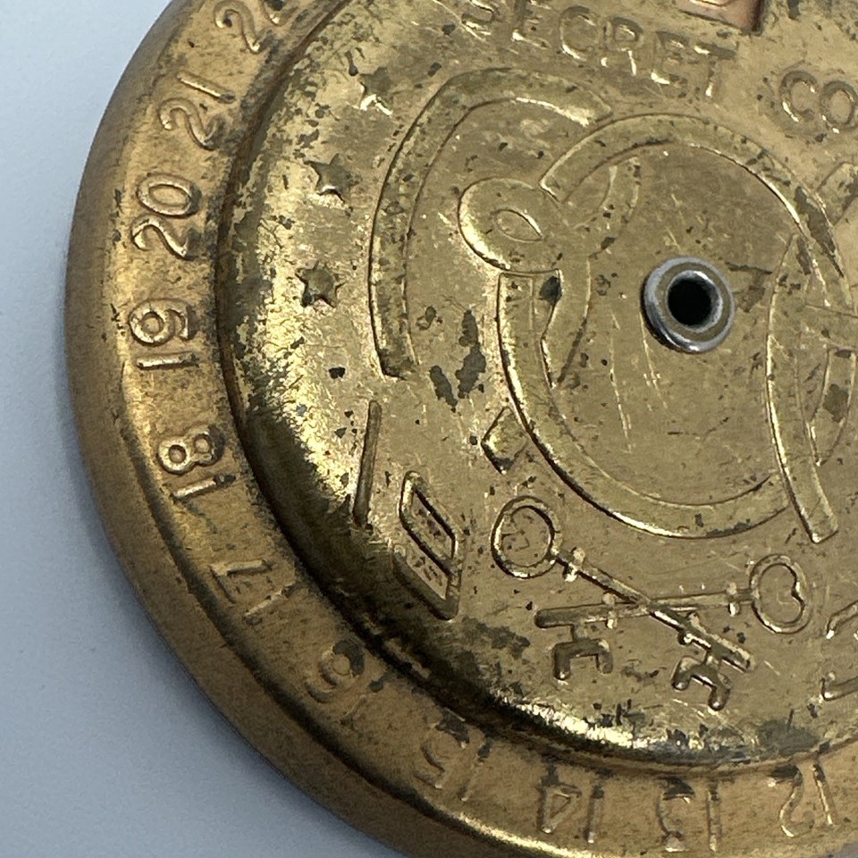 1939 Radio Orphan Annie Secret Society Decoder Badge Pinback Ovaltine ...