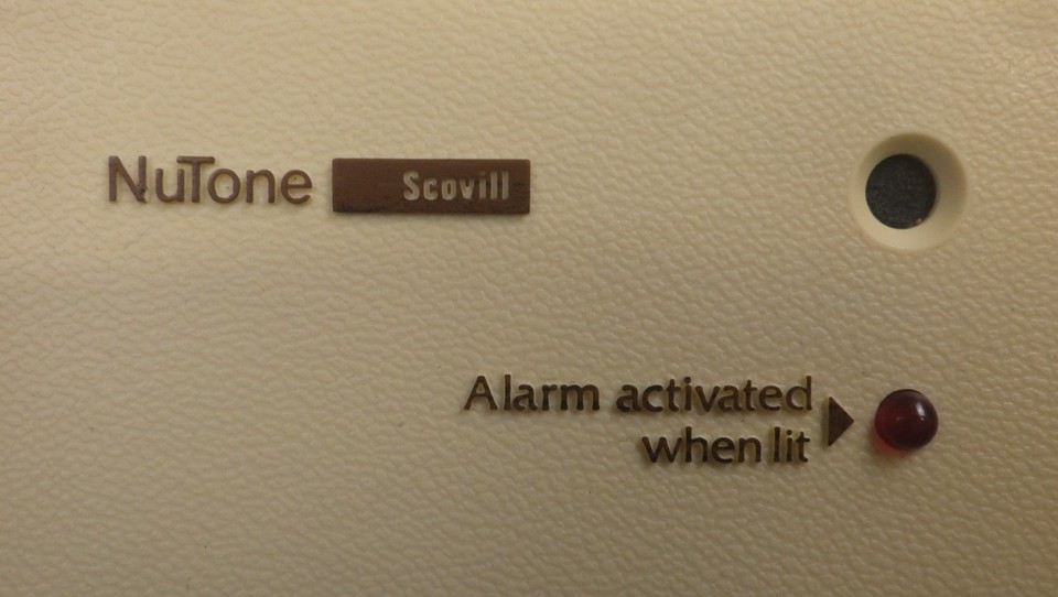 Nutone Vintage Alarm/Security System Audio Detector S-2244 Glass Break ...