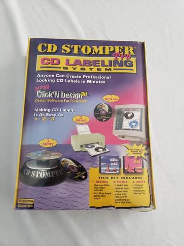 CD Stomper Pro The Ultimate CD Professional Looking Labeling System NEW Sealed | eBay