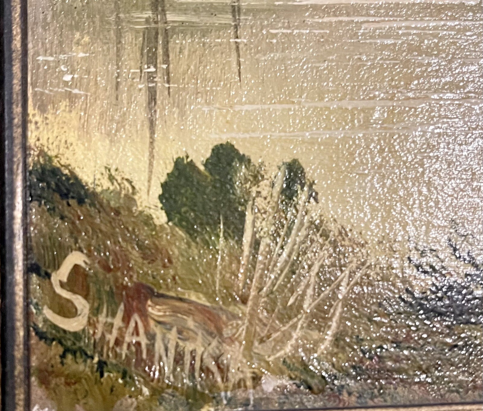 Rare Original Oil Painting by Leo Shanika Framed 17.5 X 11” | eBay