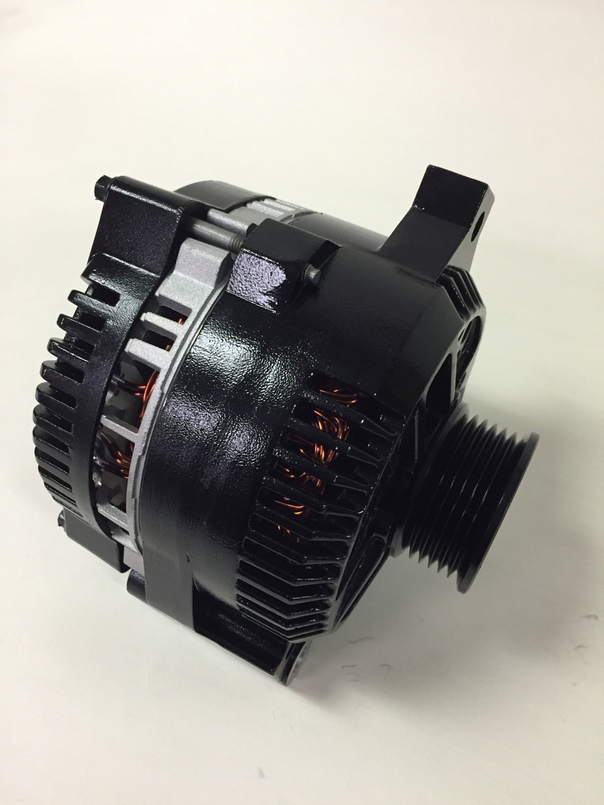 FORD LOAD BOSS HEAVY DUTY BLACK PAINTED 3G ALTERNATOR 160 AMP UPGRADE ...