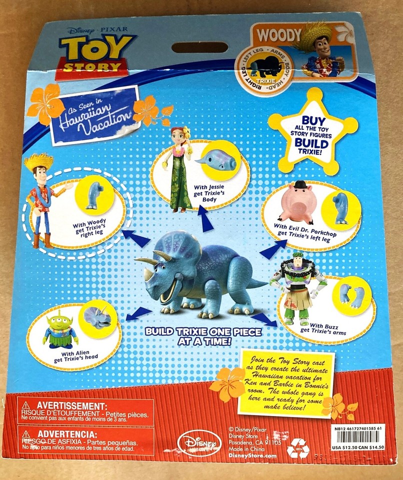 TOY STORY Hawaiian Vacation WOODY Disney Store Sheriff COWBOY Action ...
