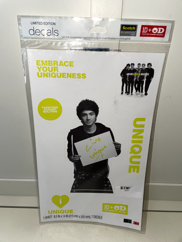 ZAYN MALIK 1D One Direction Choose Binder Bracelet Notebook Sticker ...