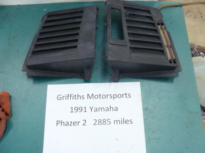 91 90 92 93 94 YAMAHA PHAZER 2 II pz485 RIGHT LEFT KNEE TRIM VENTS ...