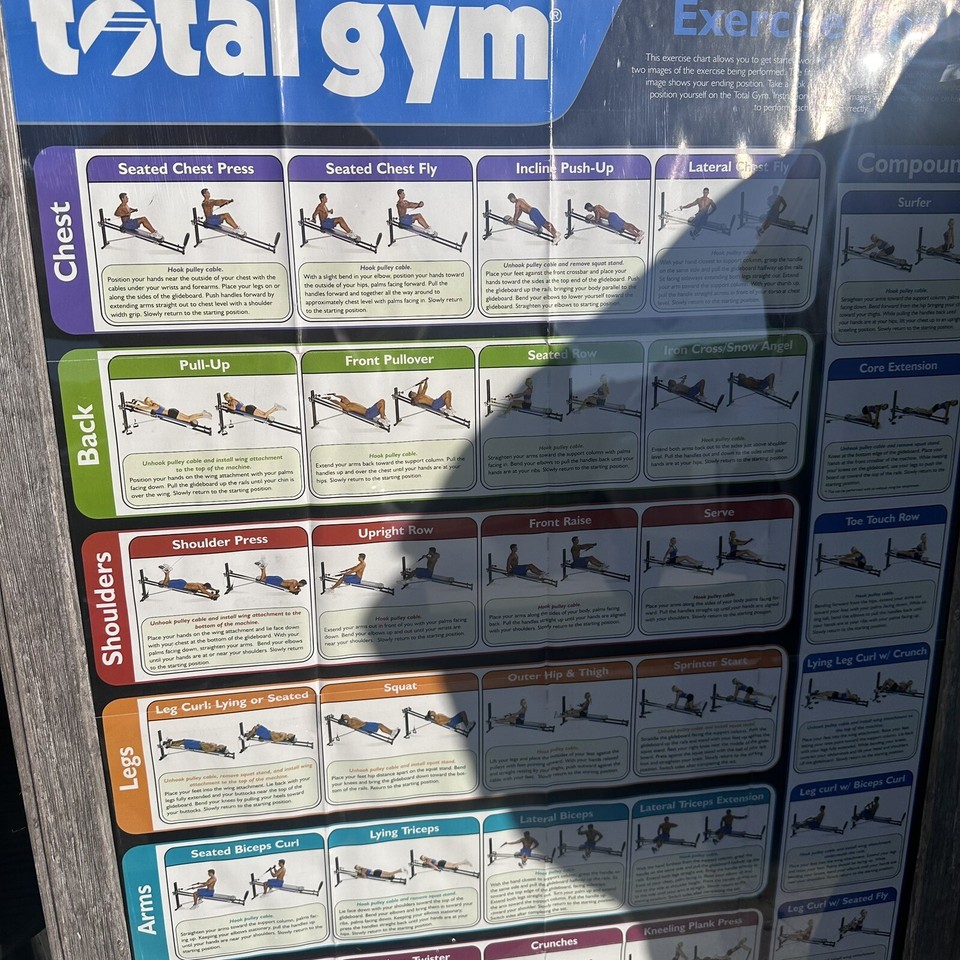 Total Gym XLS Universal Total Body Home Gym Workout Machine ...