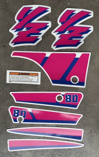 yamaha 1991 YZ80 Decal Set / Sticker Kit / Graphics Kit / Vintage ...
