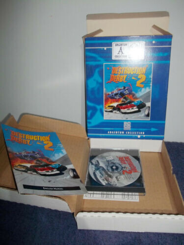 DESTRUCTION DERBY 2 - RARE BIG BOX - PC CD ROM GAME - COMPLETE, UNUSED ...
