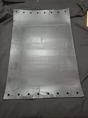 NEWBY Tree Shaker Machine Pad-Black Rubber-35.5" x 24" x 5/16"-16-1/2 ...