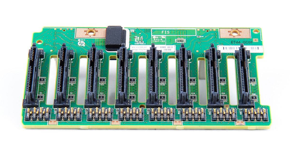 HPE 8x 2.5" SAS Hard Disk Backplane ProLiant DL180 DL380 ML350 Gen9 ...