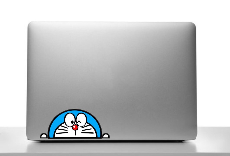 Doraemon Peeker Peeking Peek Window Vinyl Car Decals Anime Car Stickers ...