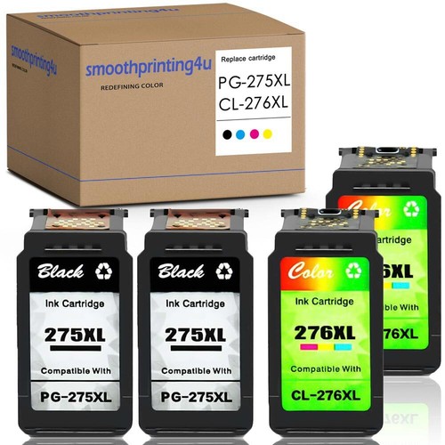 PG-275XL CL-276XL Ink Cartridge for Canon PIXMA TS3520 TR4700 TR4722 ...