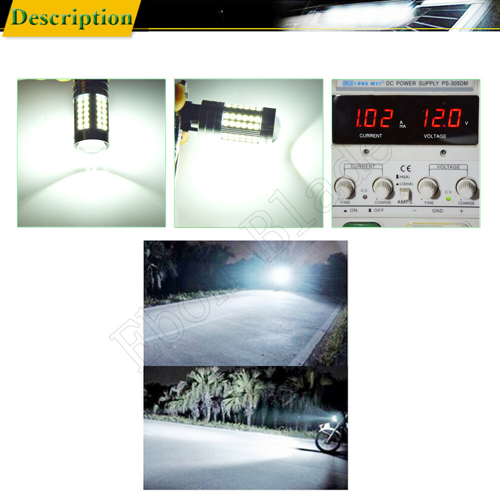 1X P15D H6M PX15d P15d-25-1 Motorcycle LED HEADLIGHT HIGH POWER BULB ...