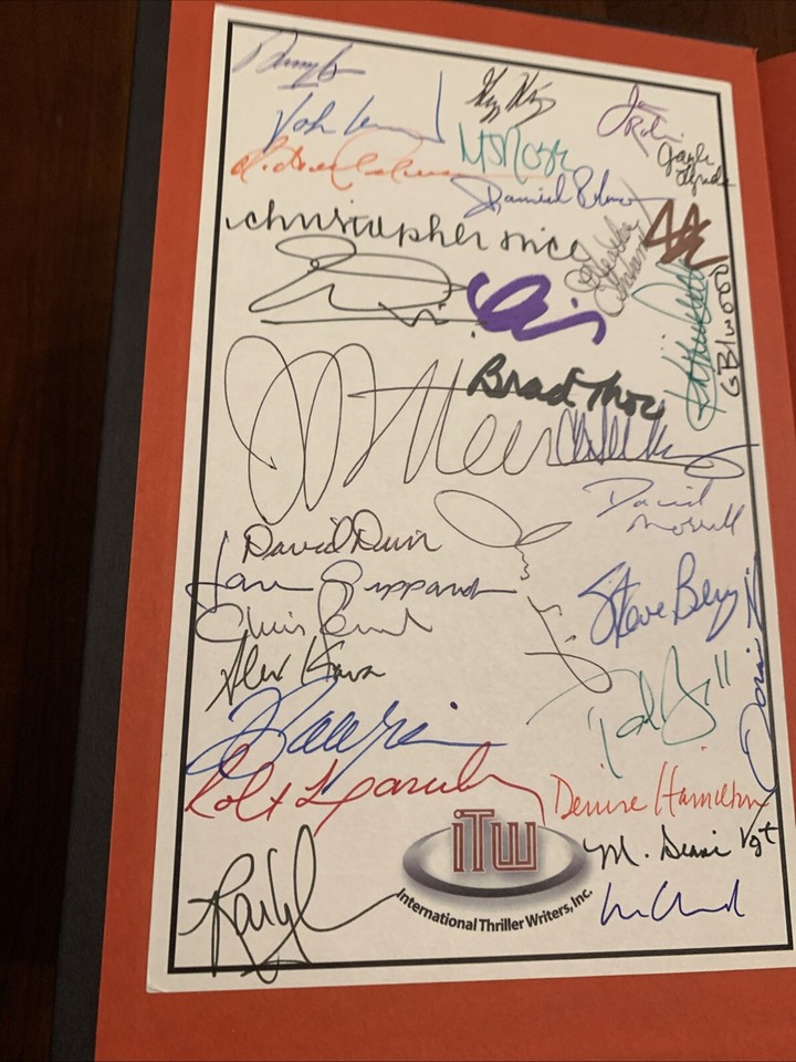 Thriller edited by James Patterson **SIGNED** by 30+Authors 2006 RARE ...