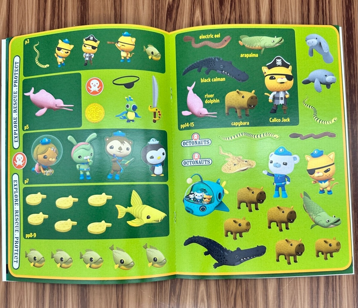 Octonauts Amazon River Animals Octonauts Mysteries Of The Jungle