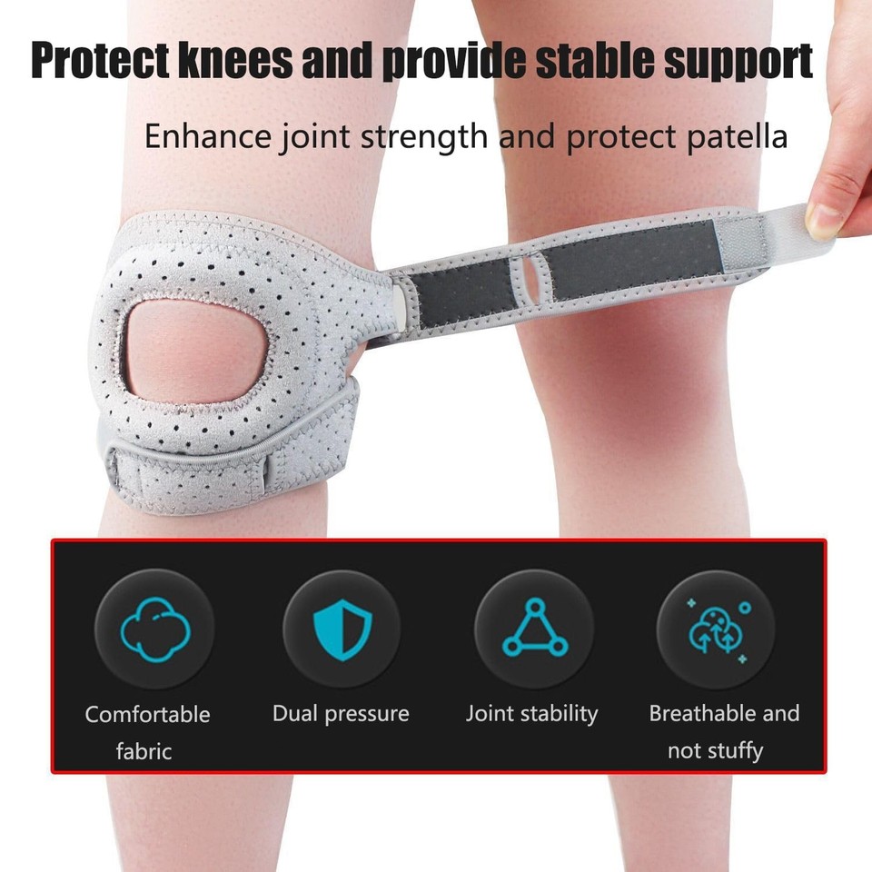 Wellknee Knee Brace, Wellnee Patellar Pad Realign Knee Joint While You Move, Adj | eBay