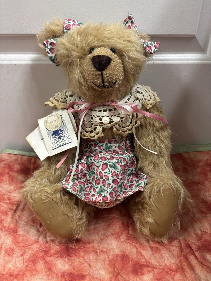 ANGIE ROGERS ARTIST MOHAIR TEDDY BEAR W/TAGS 1997/1998 | eBay