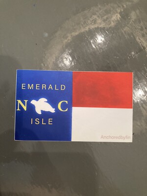 NC Flag Sea Turtle -NC Decal- Vinyl Car Sticker | eBay