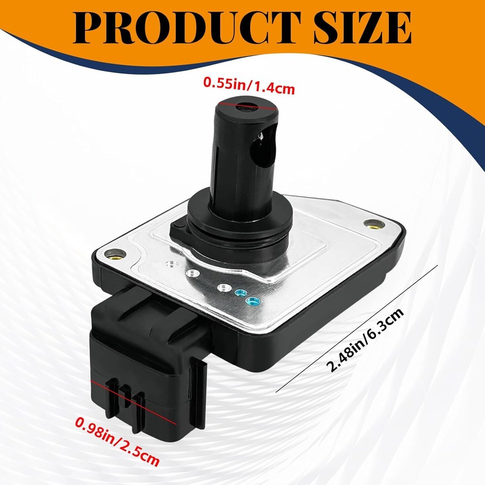 New HITACHI MAF Mass Air Flow Sensor AFH55M-12 for Nissan Pickup ...