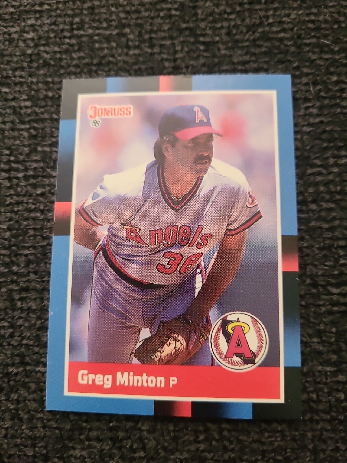 1988 Donruss #505 GREG MINTON California Angels ~D6H | eBay