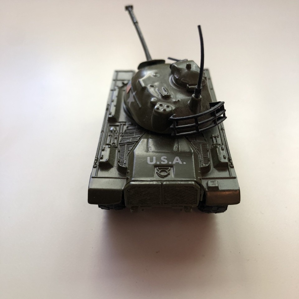 Vintage Zee Zylmex Military Diecast Tank T412 M48 Patton somewhat loose ...