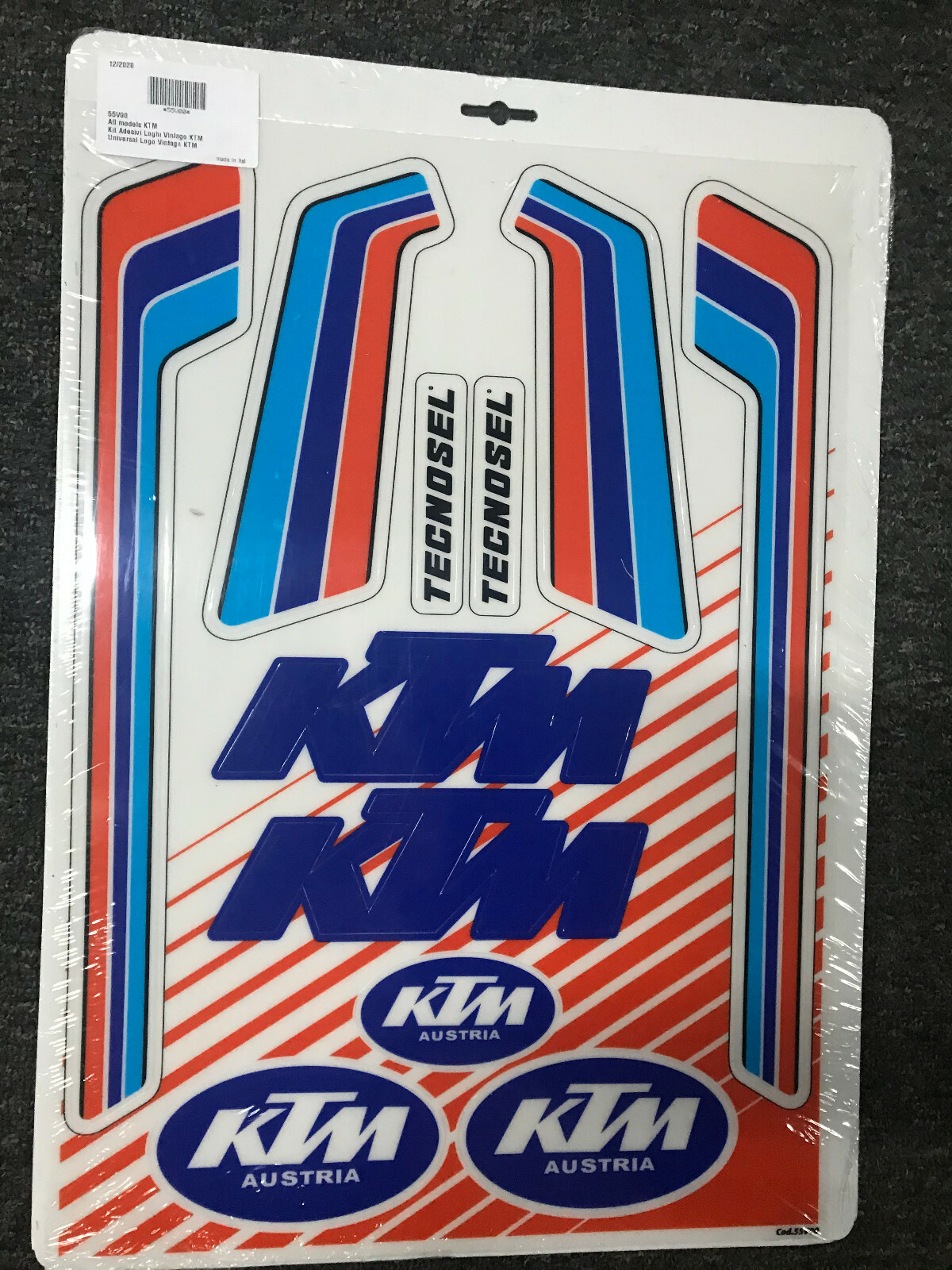 VINTAGE RETRO Trim Sticker Kit Suits KTM EXC125 EXC200 EXC250 EXC300 ...
