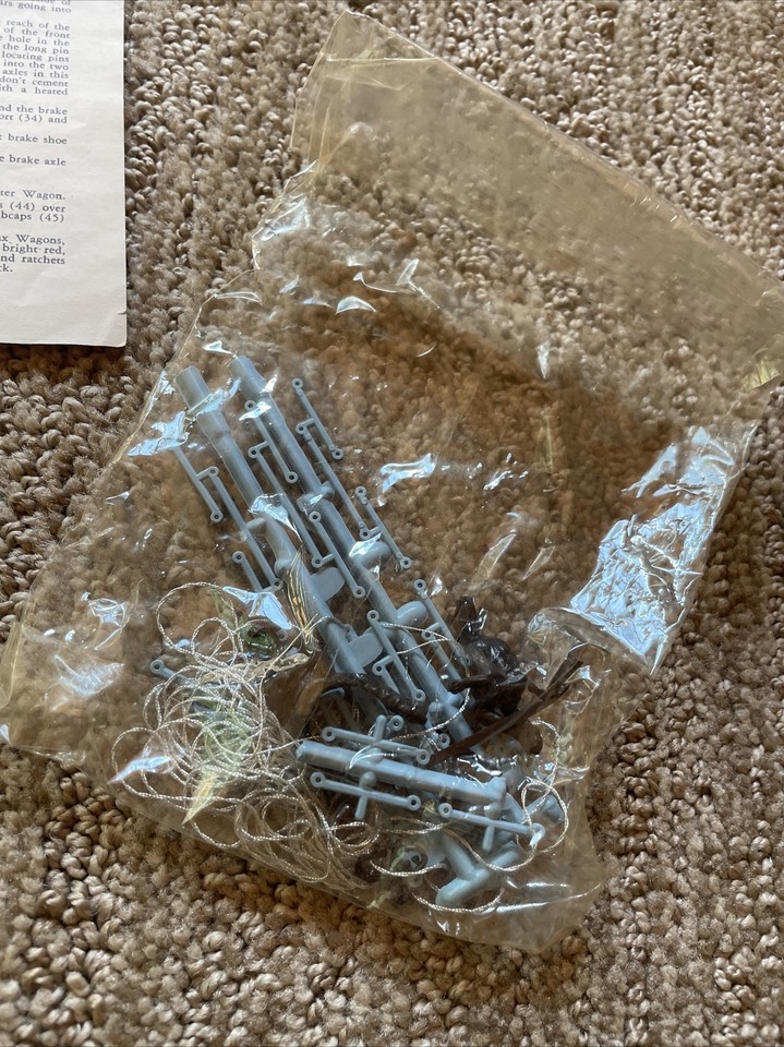 Vtg 20 Mule Team Death Valley Plastic Model Kit & Shipping Box ...