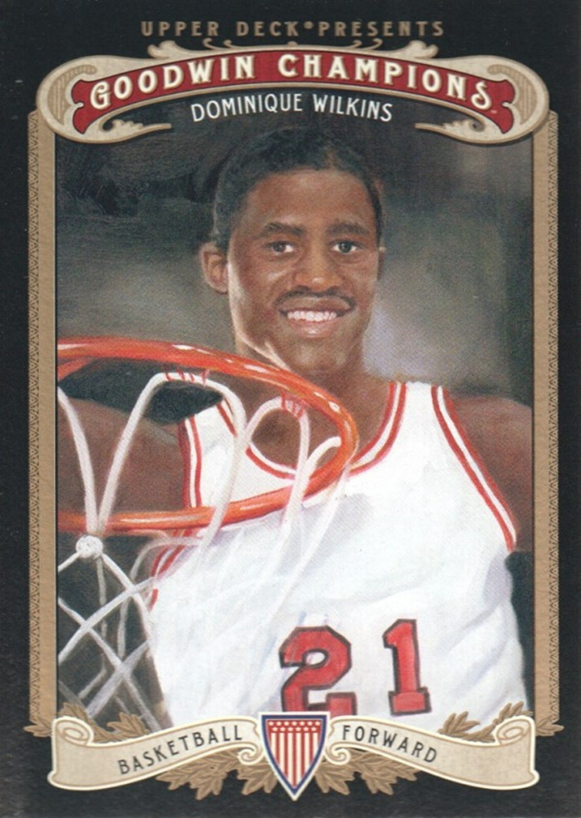 2012 Upper Deck Goodwin Champions #135 Dominique Wilkins Atlanta Hawks ...