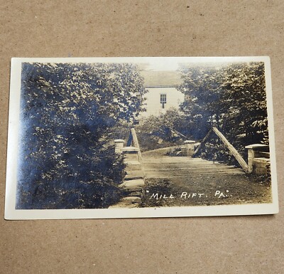 VINTAGE MILL RIFT PIKE COUNTY PENNSYLVANIA UNPOSTED POSTCARD RPPC | eBay