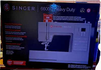 SINGER Heavy Duty 6600C Computerized Sewing Machine 37431887122| eBay
