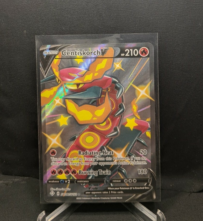 Centiscorch V Shiny Full Art SV108/SV122 Pokemon TCG - PACK FRESH | eBay