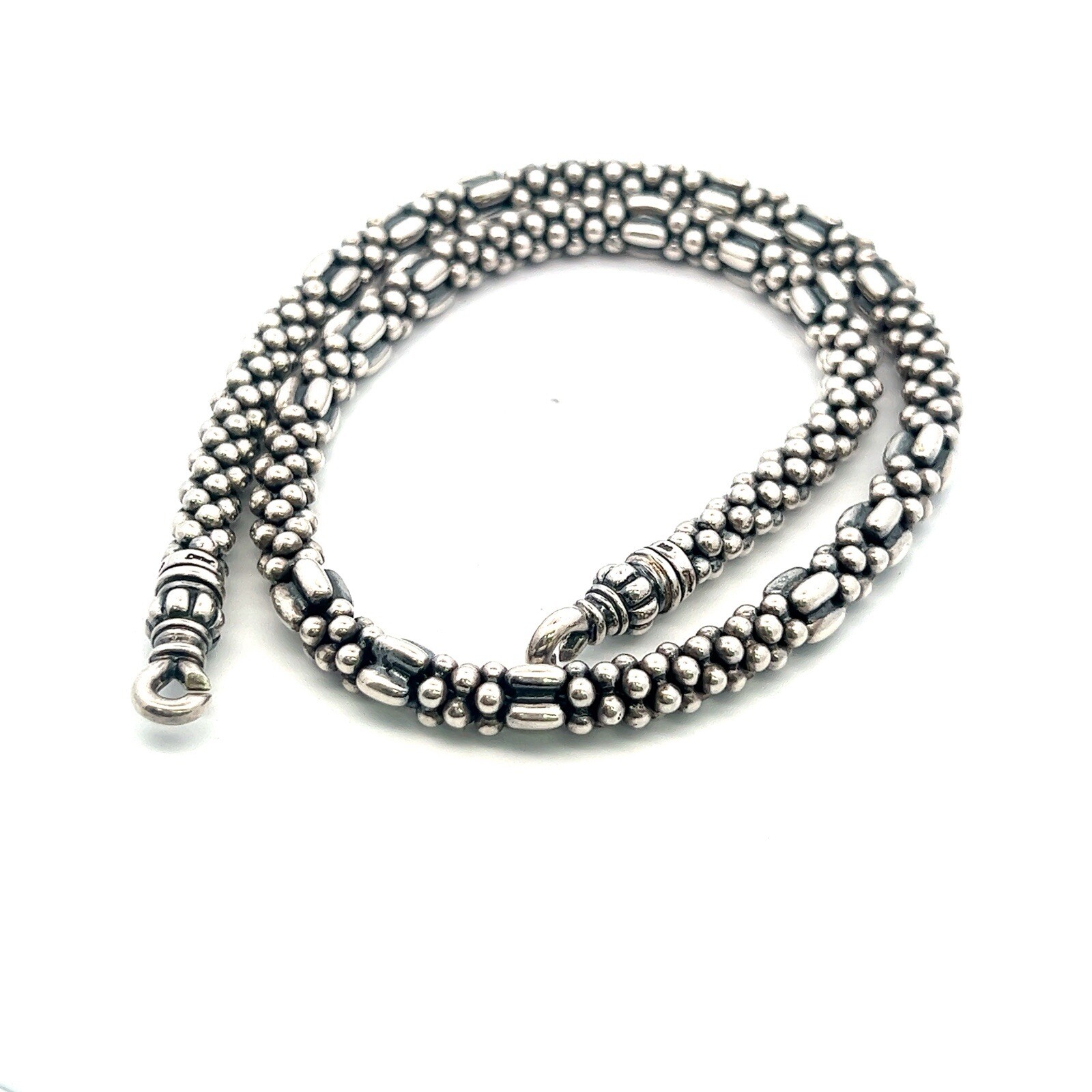 Lagos Caviar 925 Sterling Silver 5mm Necklace L 18’ | eBay