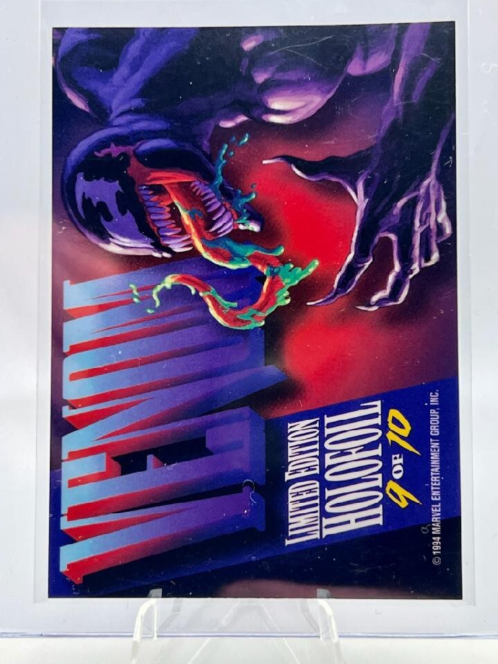 Venom 1994 Marvel Masterpieces Silver Holofoil #9 Raw/New Gem Mint ...