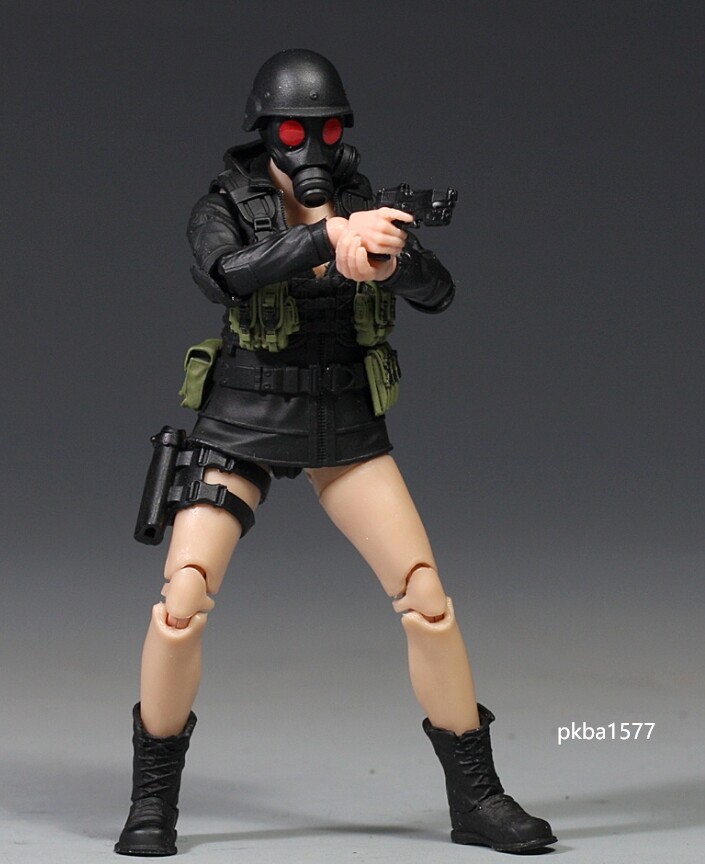 New 1/18 Scale 3.75" Female Girl Soldier Action Figure Toy Xmas Gift | eBay