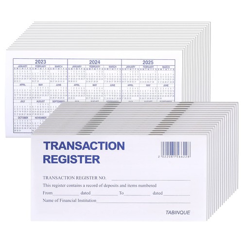 24 PCS Check Registers for Personal Checkbook, Easy to Read Checkbook ...