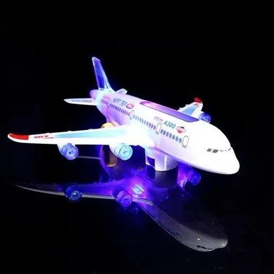 Children Airplane Toy Electric Plane Model With Flashing Light Sound ...