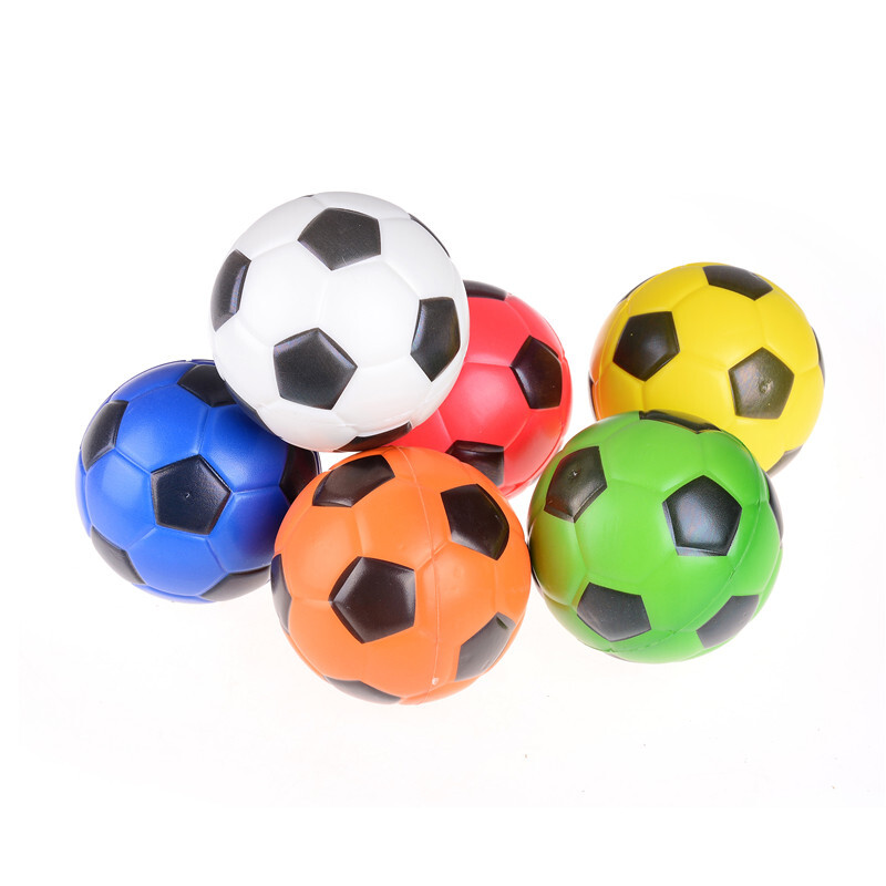 10Cm PU sponge anti stress ball bouncy football kid toy outdoor sports ...