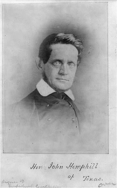 Photo:Hon. John Hemphill of Texas | eBay
