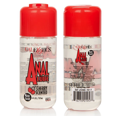 Anal Lube Cherry Scented 177ml Water Based Flavoured Lubricant ...
