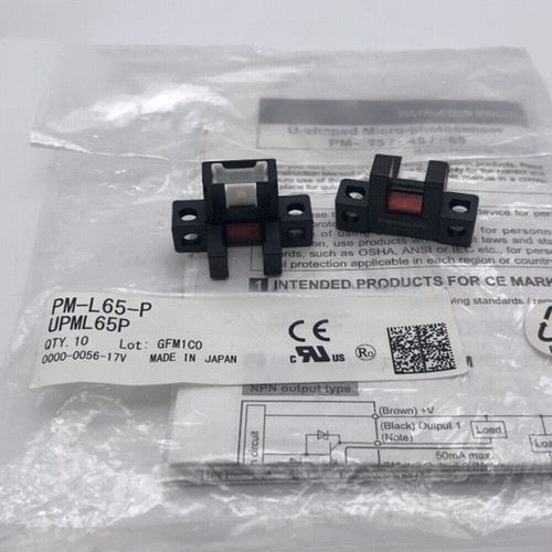 1PC New Panasonic PM-L65-P Micro Photoelectric Switch PML65P | eBay