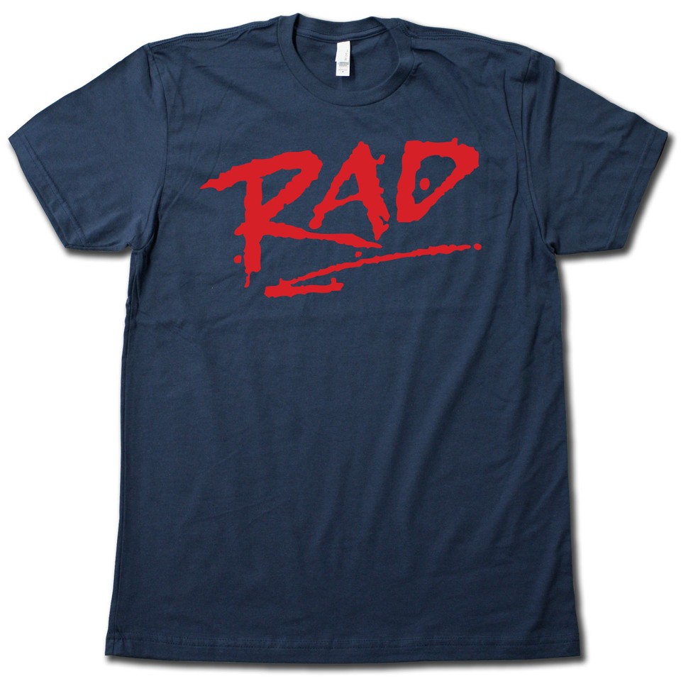 “RAD” 1980's classic BMX movie T-Shirt • COOL RETRO Cru Jones Biker ...