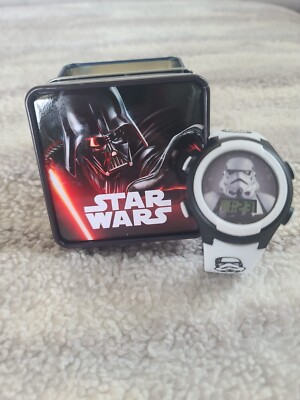 Disney Star Wars Digital Watch - Stormtrooper LCD Wrist Watch - NEW | eBay