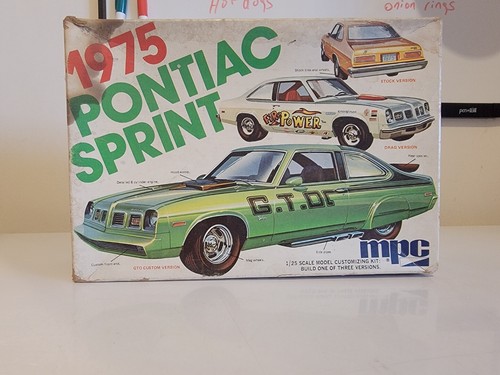 *Vintage / Rare* MPC 1975 Pontiac Sprint (GTO) (Empty) Model Car Box | eBay