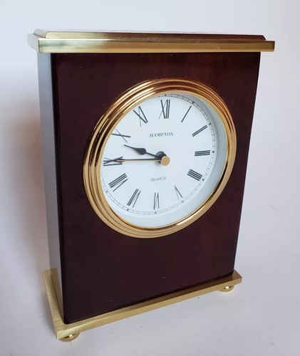 Hampton Quartz Mantel Table Clock Engraved Hugh M Cunningham - Works | eBay