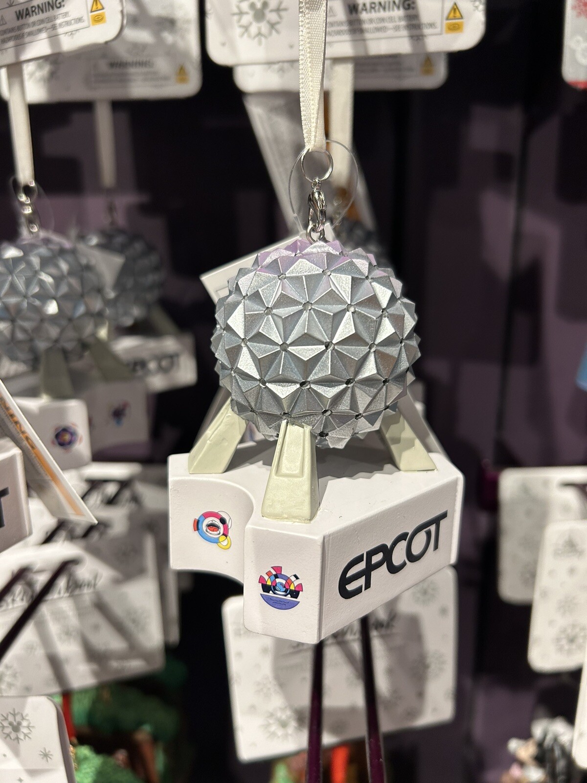 Disney Parks 2025 Epcot Spaceship Earth Color Changing Christmas ...