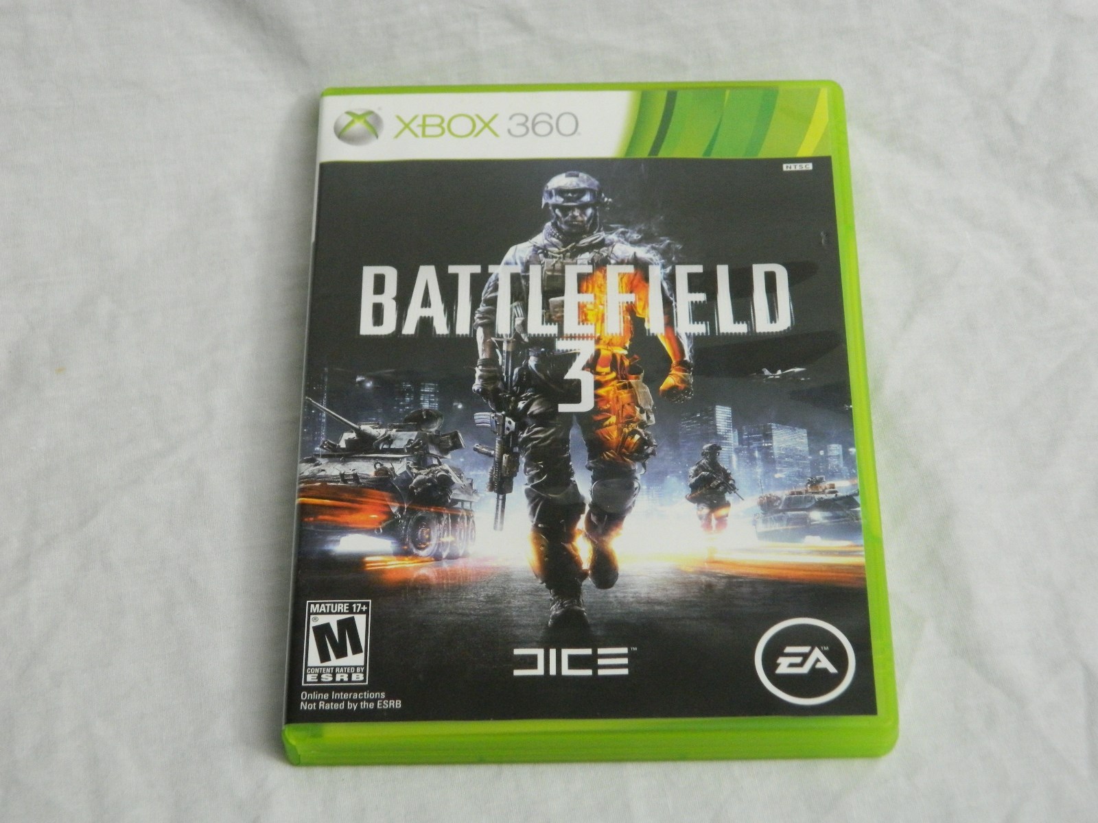 XBOX 360 Battlefield 3 Game Online Interaction Action Mature 2 Disc set ...