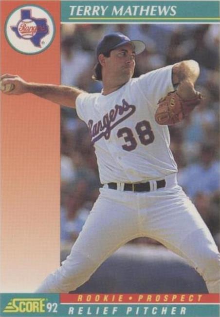 1992 Score - Terry Mathews #737 Rookie Prospect on Front (RC) for sale ...