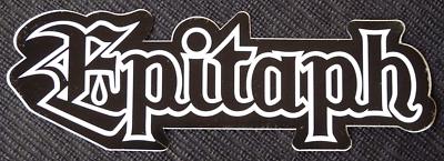 Epitaph Records - Logo - Band Sticker | eBay